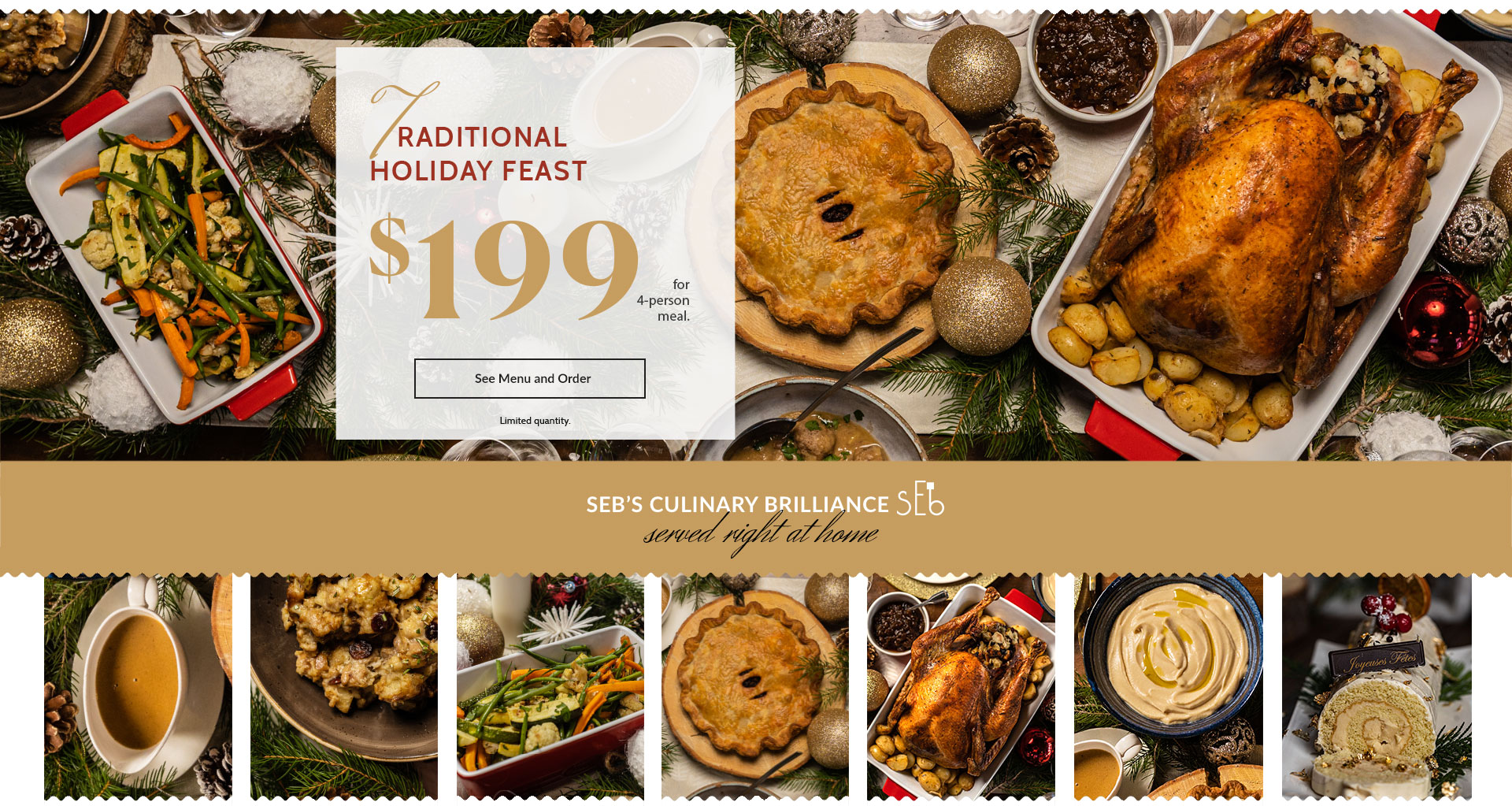 Christmas dinner kit - Seb Take Out